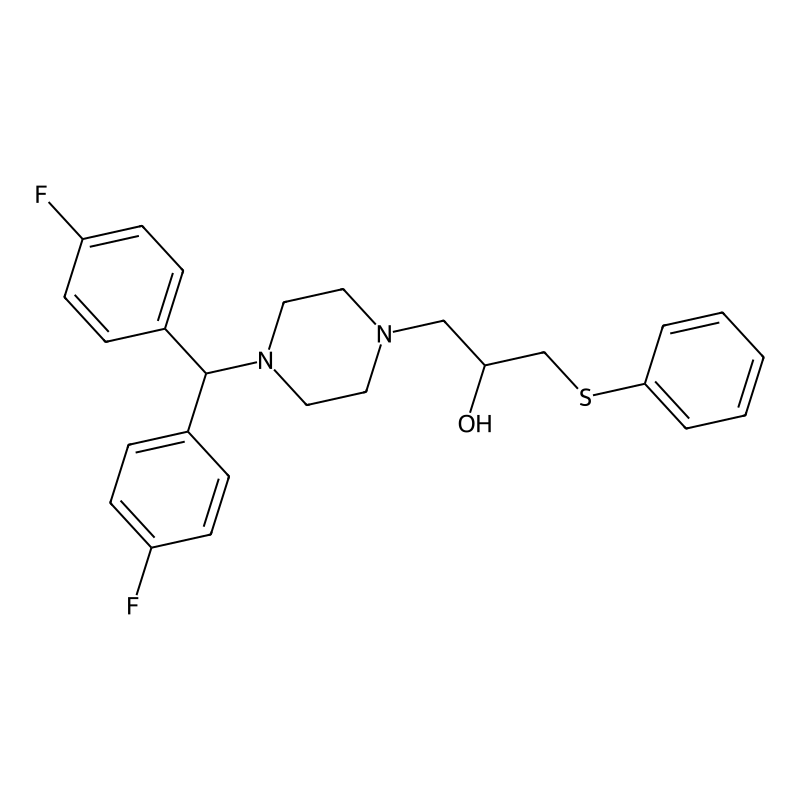 Buy 1-[4-[bis(4-fluorophenyl)methyl]piperazin-1-yl]-3-phenylsulfanylpropan-2-ol | 143760-06-9
