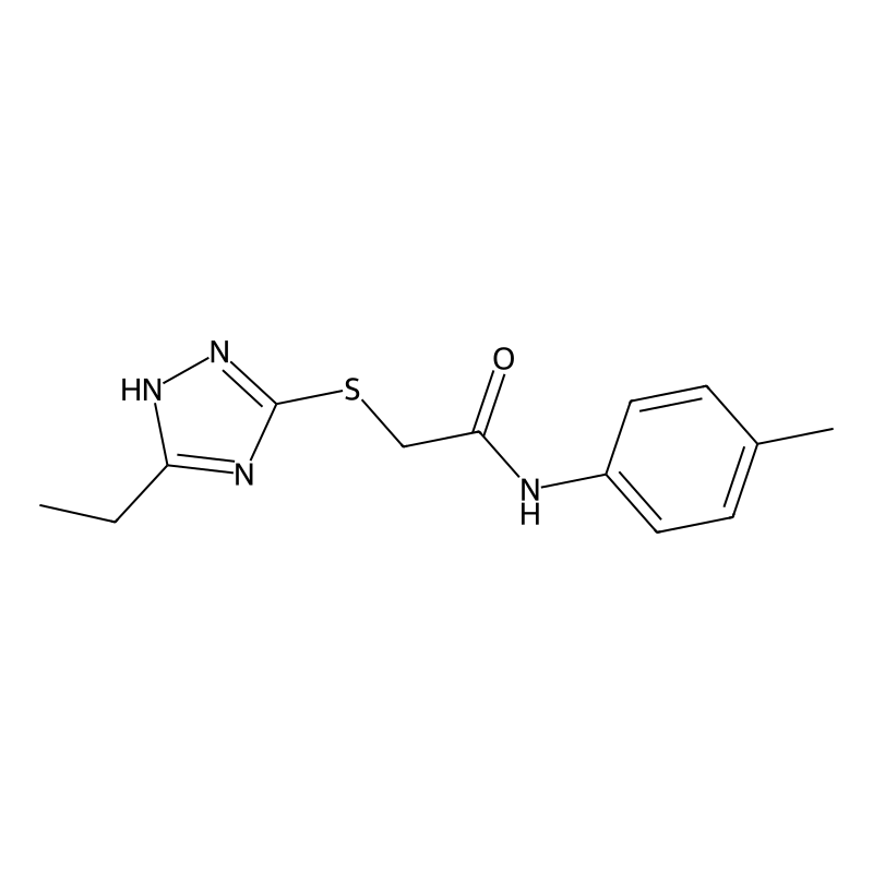 Buy 2-[(5-ethyl-4H-1,2,4-triazol-3-yl)sulfanyl]-N-(4-methylphenyl)acetamide