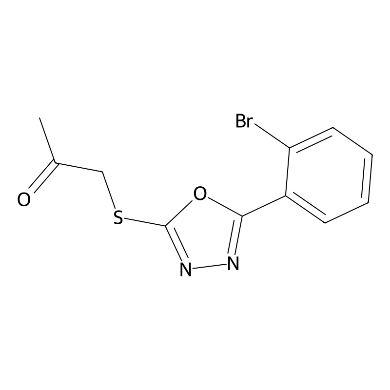 Buy 1-{[5-(2-Bromophenyl)-1,3,4-oxadiazol-2-yl]sulfanyl}acetone