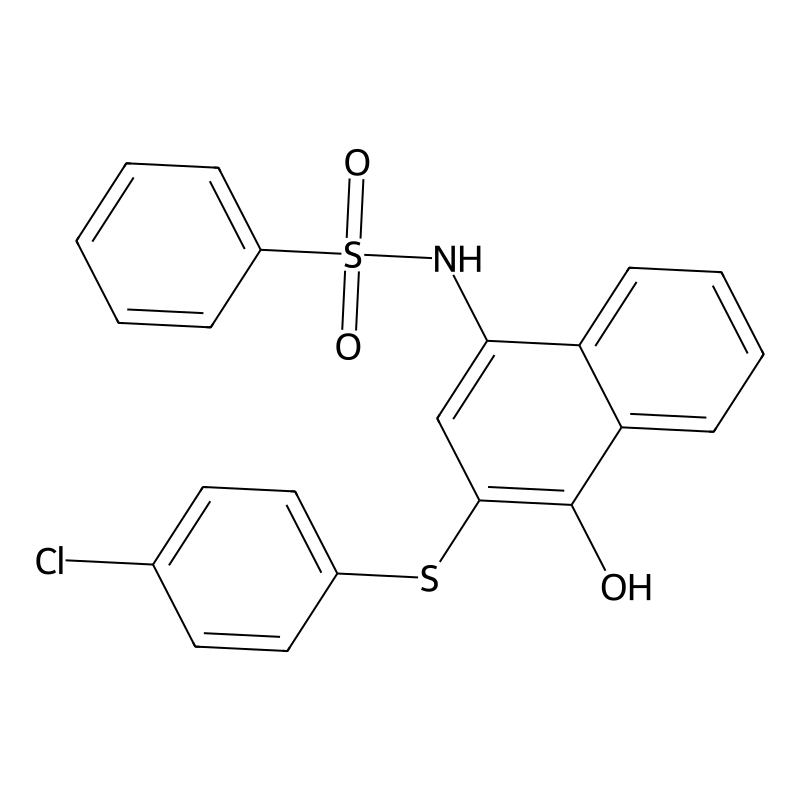 Buy N-{3-[(4-chlorophenyl)sulfanyl]-4-hydroxy-1-naphthyl}benzenesulfonamide