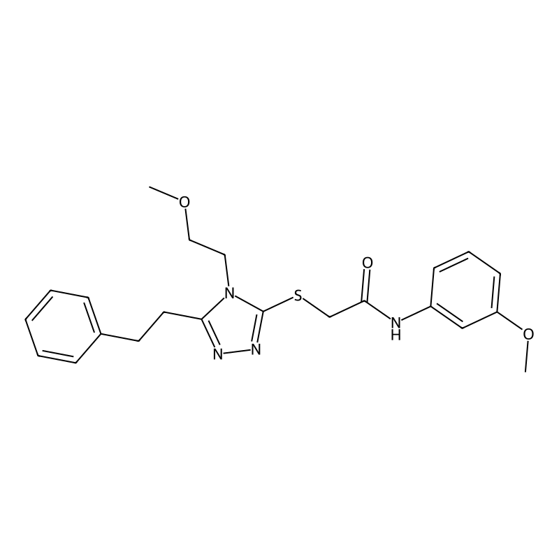 Buy 2-{[4-(2-methoxyethyl)-5-(2-phenylethyl)-4H-1,2,4-triazol-3-yl ...