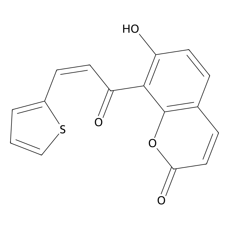 Buy 7-hydroxy-8-[3-(2-thienyl)acryloyl]-2H-chromen-2-one