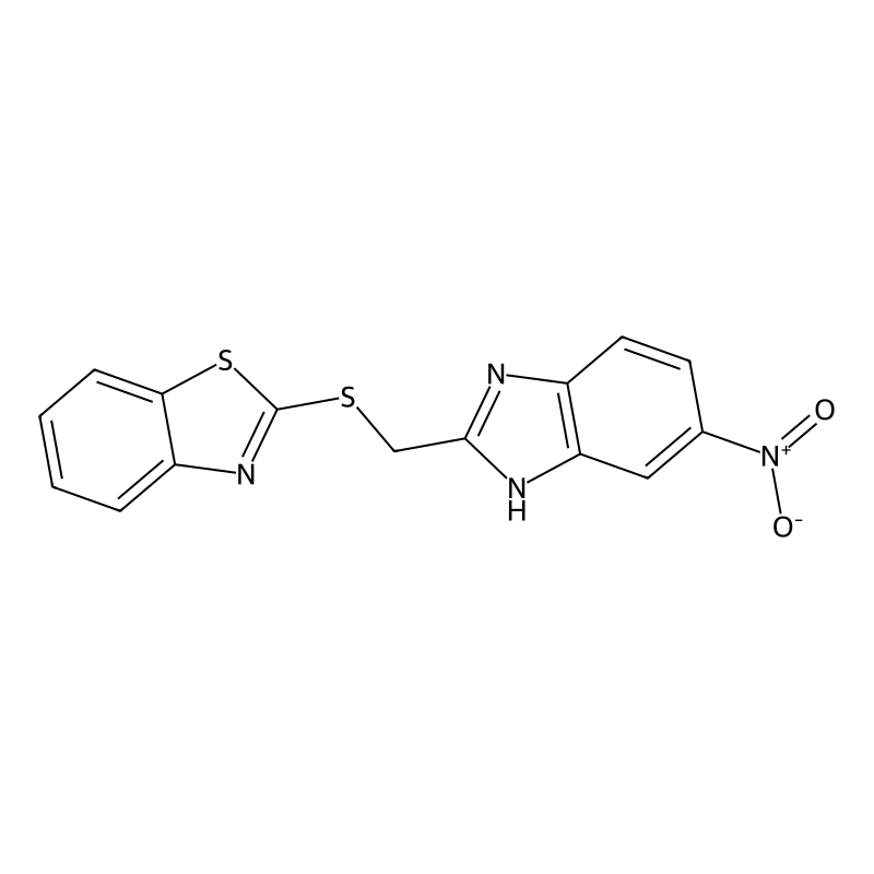 Buy 2-{[(6-NITRO-1H-1,3-BENZODIAZOL-2-YL)METHYL]SULFANYL}-1,3-BENZOTHIAZOLE