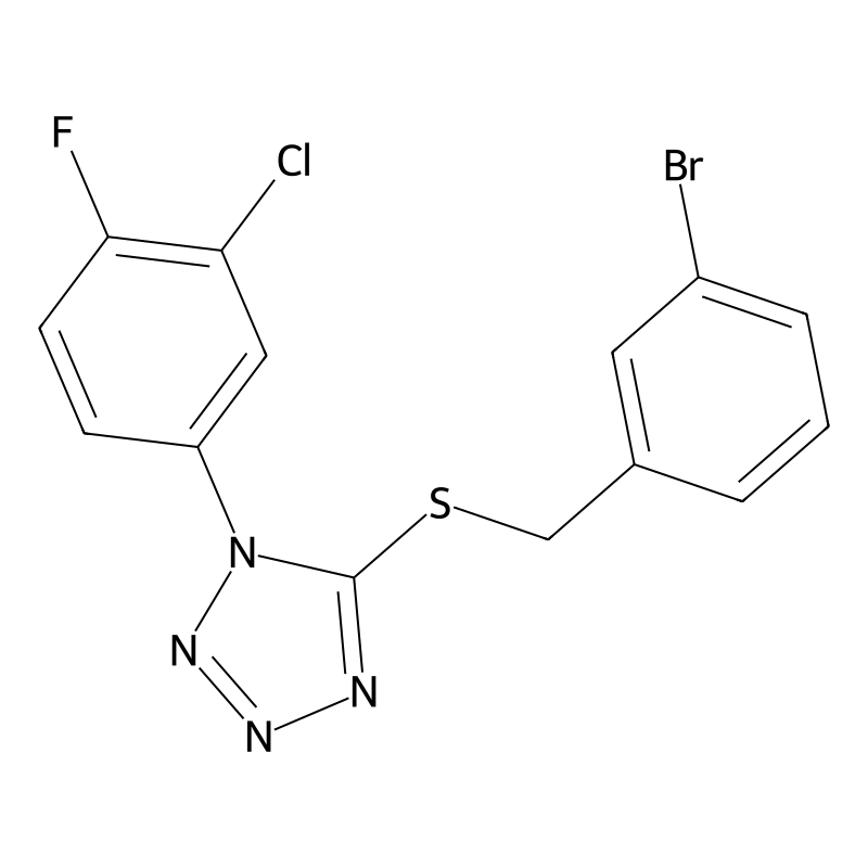 Buy 5-[(3-bromobenzyl)sulfanyl]-1-(3-chloro-4-fluorophenyl)-1H-tetraazole