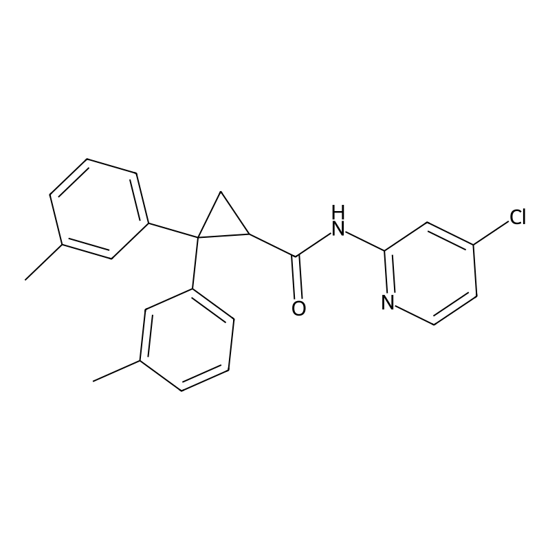 Buy N-(4-chloropyridin-2-yl)-2,2-bis(3-methylphenyl)cyclopropane-1 ...
