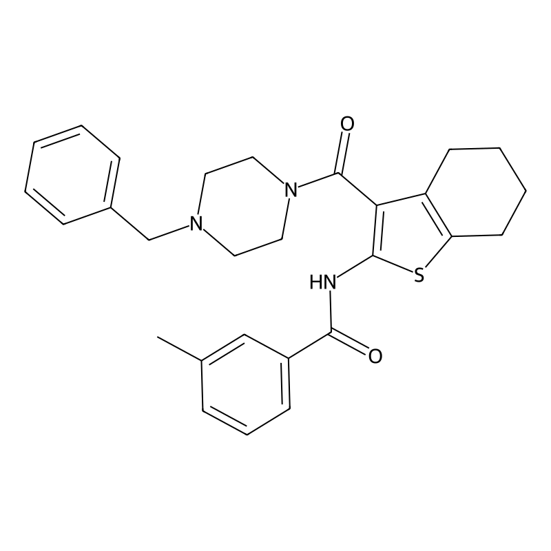 Buy N-[3-(4-benzylpiperazine-1-carbonyl)-4,5,6,7-tetrahydro-1 ...