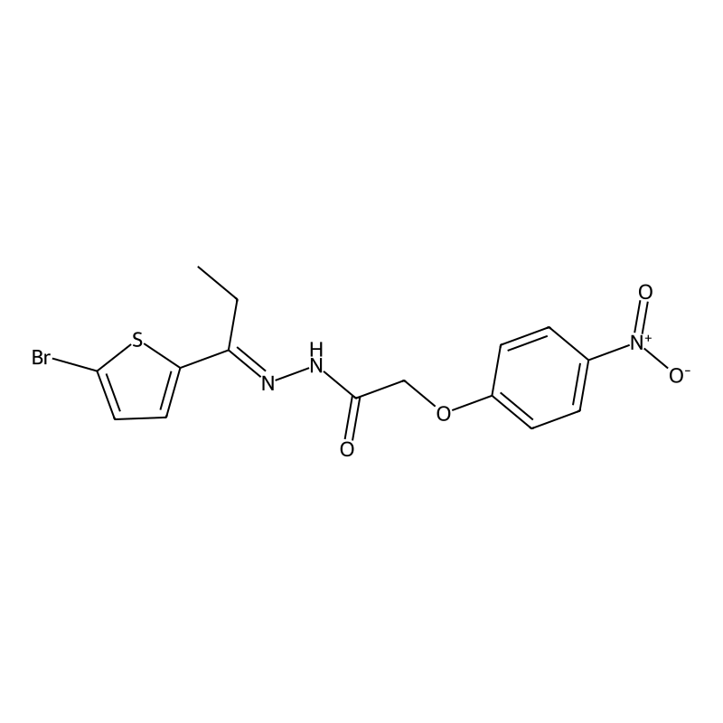 Buy N'-[1-(5-bromo-2-thienyl)propylidene]-2-{4-nitrophenoxy}acetohydrazide