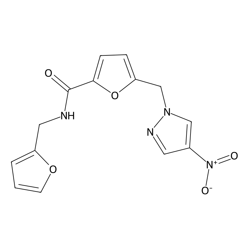 Buy N-(2-furylmethyl)-5-({4-nitro-1H-pyrazol-1-yl}methyl)-2-furamide