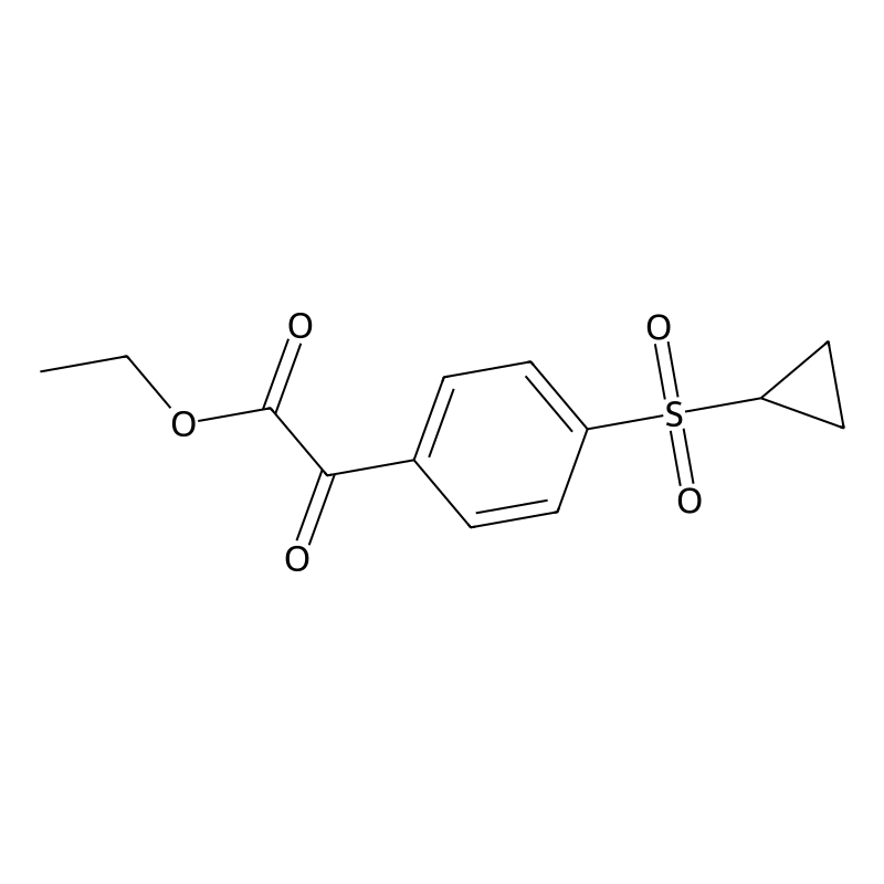 Buy Ethyl (4-cyclopropylsulfonylphenyl)oxoacetate | 876063-40-0
