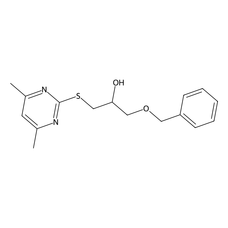 Buy 1-(4,6-Dimethylpyrimidin-2-yl)sulfanyl-3-phenylmethoxypropan-2-ol ...