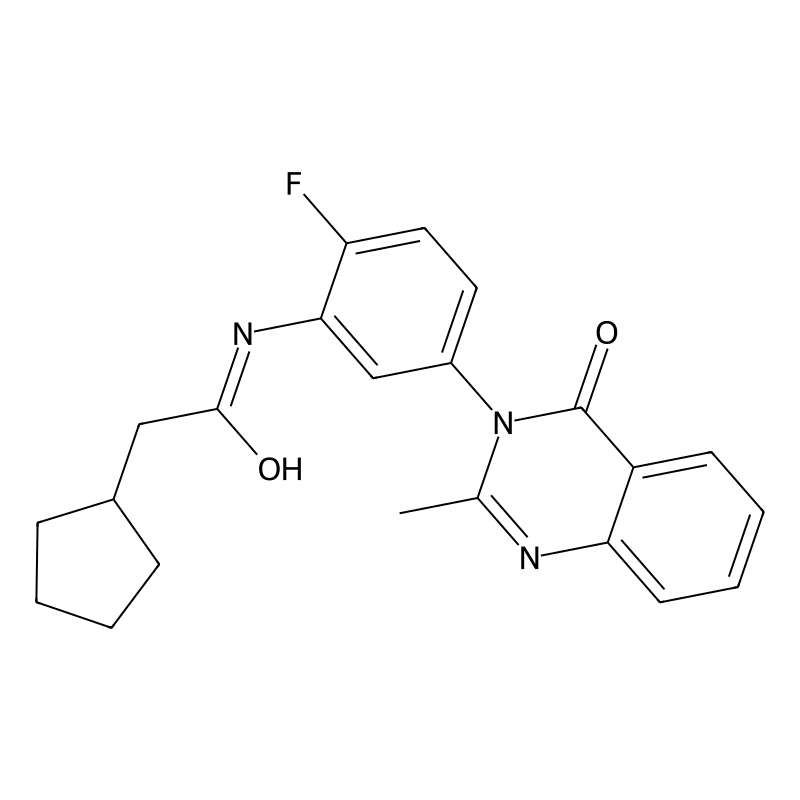 Buy 2-cyclopentyl-N-(2-fluoro-5-(2-methyl-4-oxoquinazolin-3(4H)-yl ...