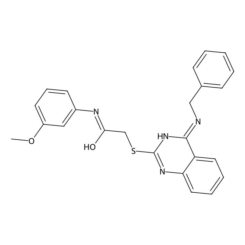 Buy 2-{[4-(benzylamino)quinazolin-2-yl]sulfanyl}-N-(3-methoxyphenyl ...