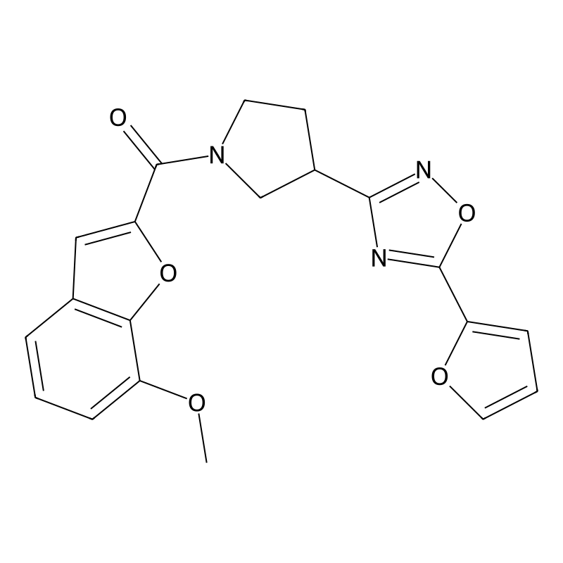 Buy (3-(5-(Furan-2-yl)-1,2,4-oxadiazol-3-yl)pyrrolidin-1-yl)(7 ...