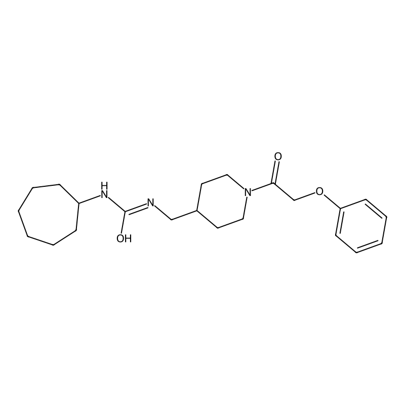 Buy 1-Cycloheptyl-3-((1-(2-phenoxyacetyl)piperidin-4-yl)methyl)urea ...