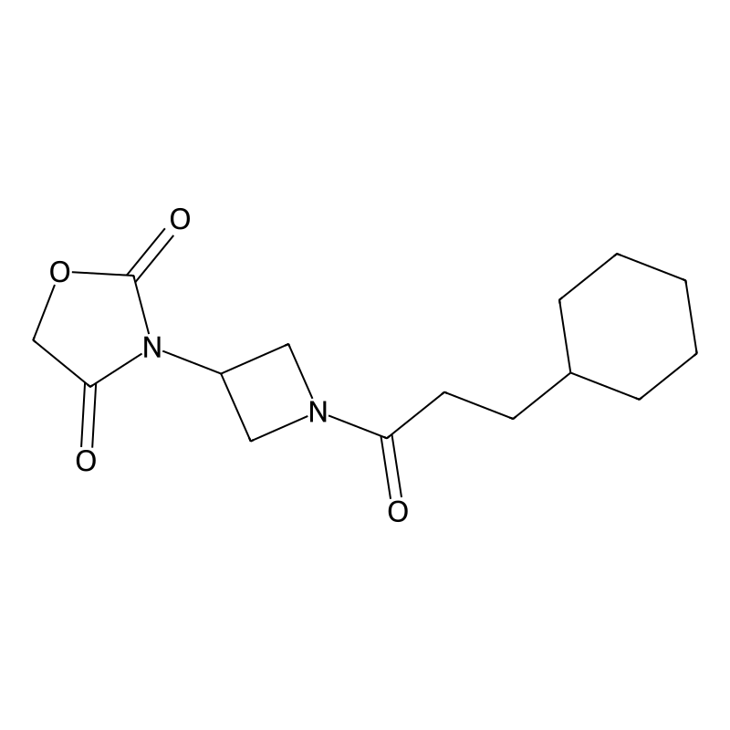 Buy 3-(1-(3-Cyclohexylpropanoyl)azetidin-3-yl)oxazolidine-2,4-dione ...