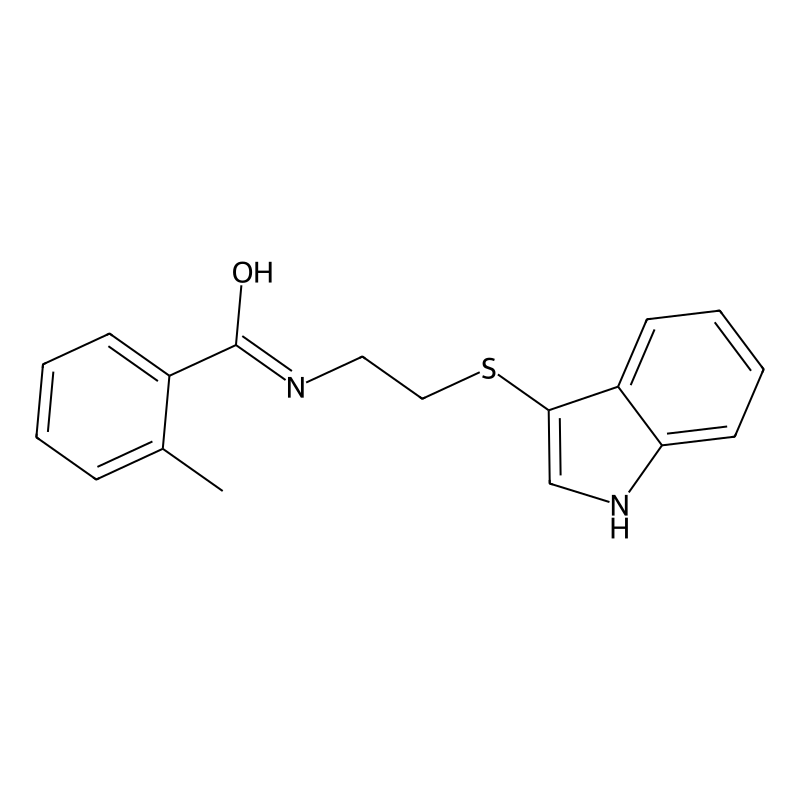 Buy N-[2-(1H-indol-3-ylsulfanyl)ethyl]-2-methylbenzamide | 687571-21-7