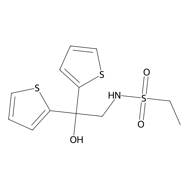 Buy N-[2-hydroxy-2,2-bis(thiophen-2-yl)ethyl]ethane-1-sulfonamide ...