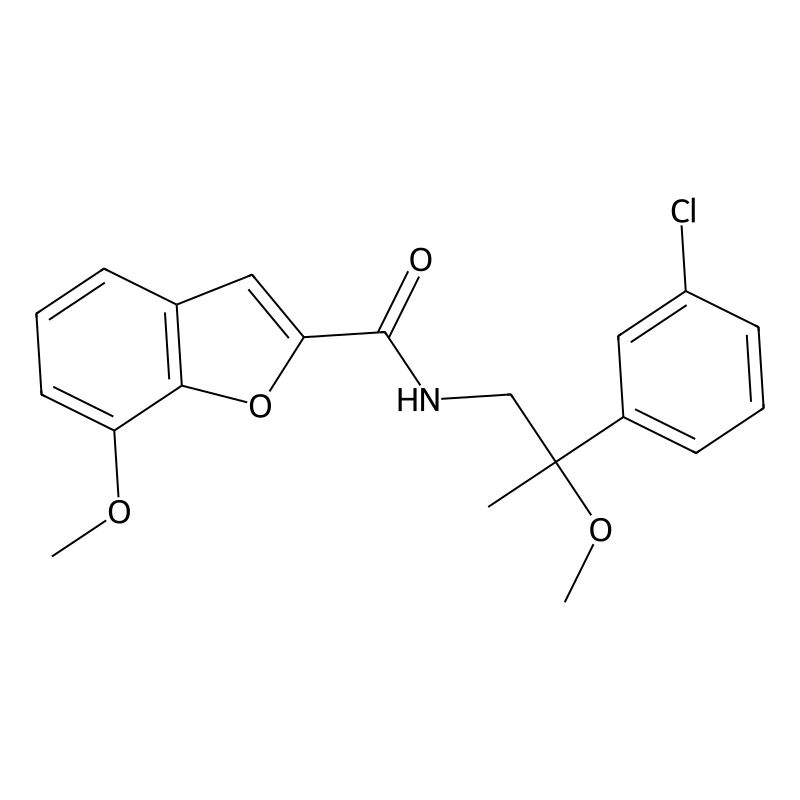 Buy N-[2-(3-chlorophenyl)-2-methoxypropyl]-7-methoxy-1-benzofuran-2 ...