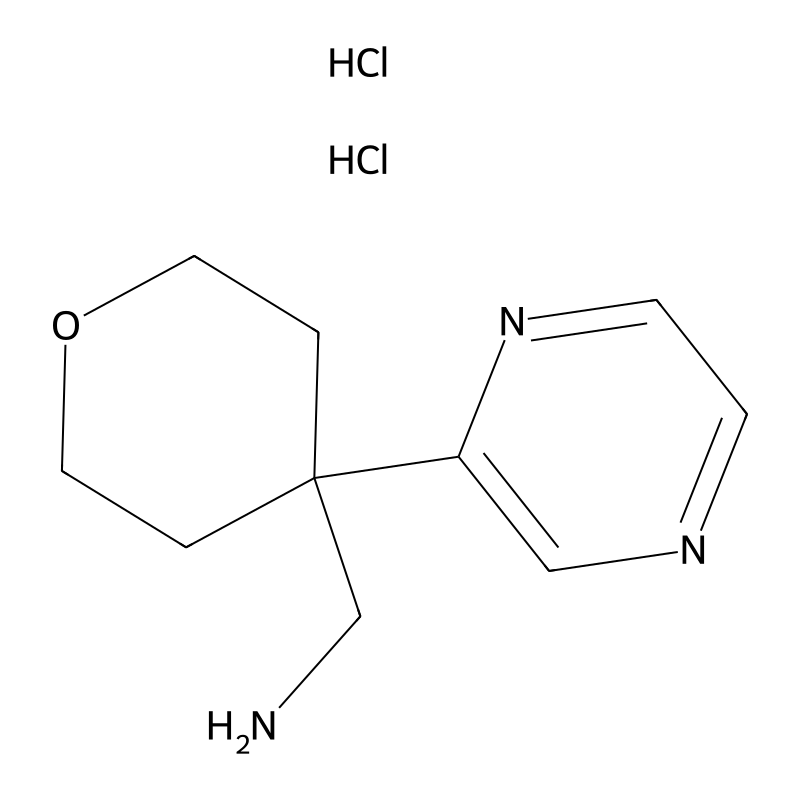 Buy [4-(Pyrazin-2-yl)oxan-4-yl]methanamine dihydrochloride | 1439900-38-5