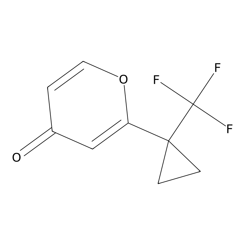 Buy 2-[1-(Trifluoromethyl)cyclopropyl]pyran-4-one | 1878167-03-3