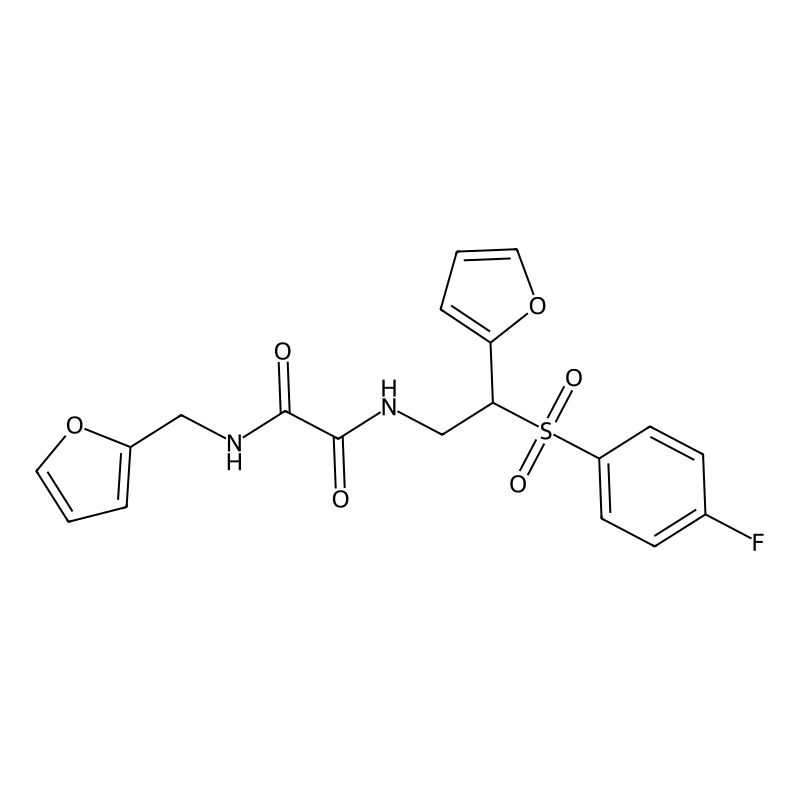 Buy N1-(2-((4-fluorophenyl)sulfonyl)-2-(furan-2-yl)ethyl)-N2-(furan-2 ...