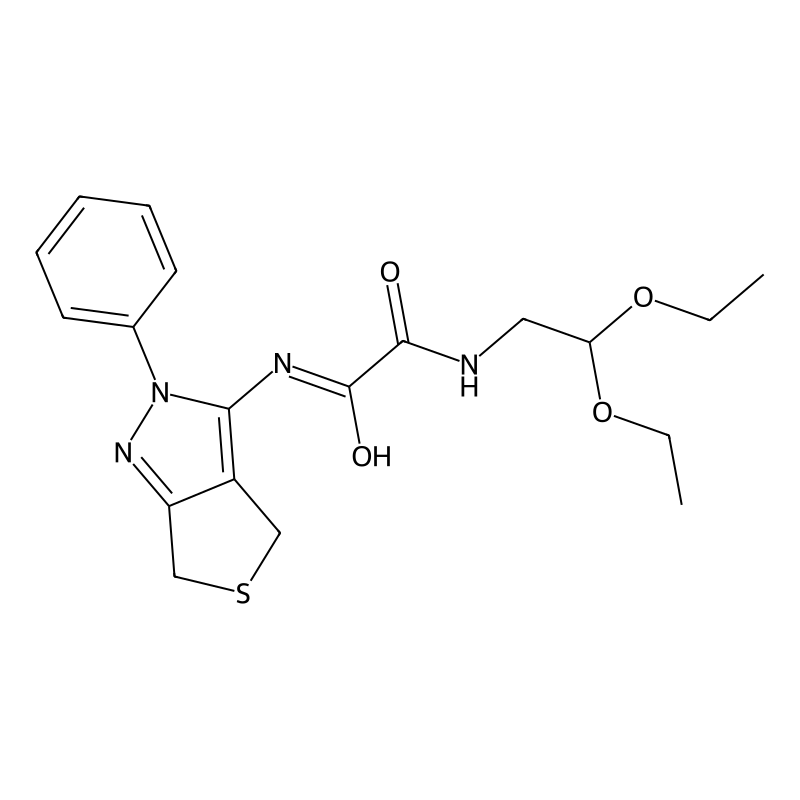 Buy N-(2,2-diethoxyethyl)-N'-{2-phenyl-2H,4H,6H-thieno[3,4-c]pyrazol-3 ...