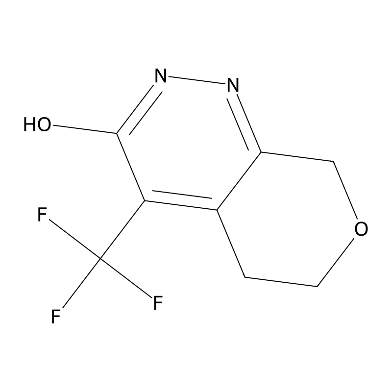 Buy 4-(trifluoromethyl)-2H,3H,5H,6H,8H-pyrano[3,4-c]pyridazin-3-one | 2219376-20-0