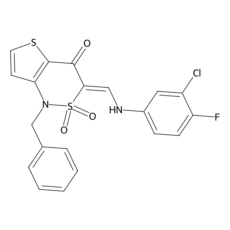 Buy (3Z)-1-benzyl-3-{[(3-chloro-4-fluorophenyl)amino]methylidene}-1H,3H ...