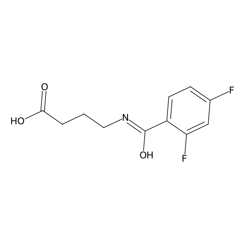 Buy 4-[(2,4-Difluorophenyl)formamido]butanoic acid | 930395-60-1