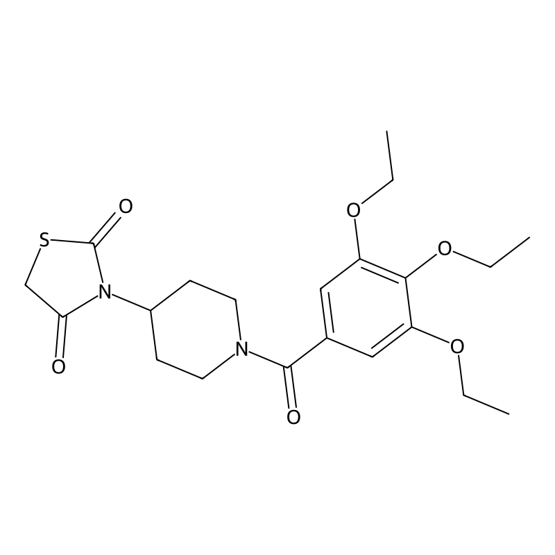 Buy 3-(1-(3,4,5-Triethoxybenzoyl)piperidin-4-yl)thiazolidine-2,4-dione ...