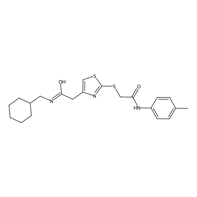 Buy N-(cyclohexylmethyl)-2-(2-((2-oxo-2-(p-tolylamino)ethyl)thio ...