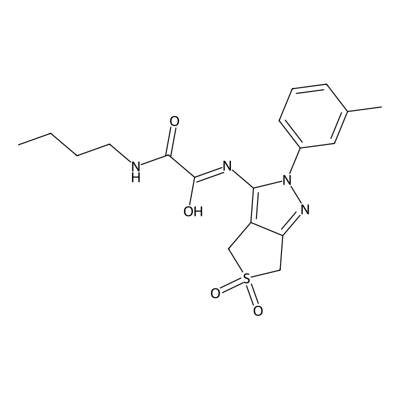 Buy N1-butyl-N2-(5,5-dioxido-2-(m-tolyl)-4,6-dihydro-2H-thieno[3,4-c ...