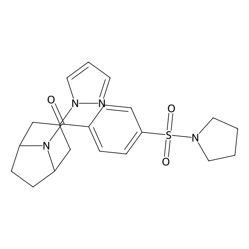 Buy 3-(1H-pyrazol-1-yl)-8-[4-(pyrrolidine-1-sulfonyl)benzoyl]-8 ...