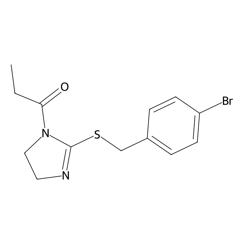 Buy 1-(2-((4-bromobenzyl)thio)-4,5-dihydro-1H-imidazol-1-yl)propan-1 ...