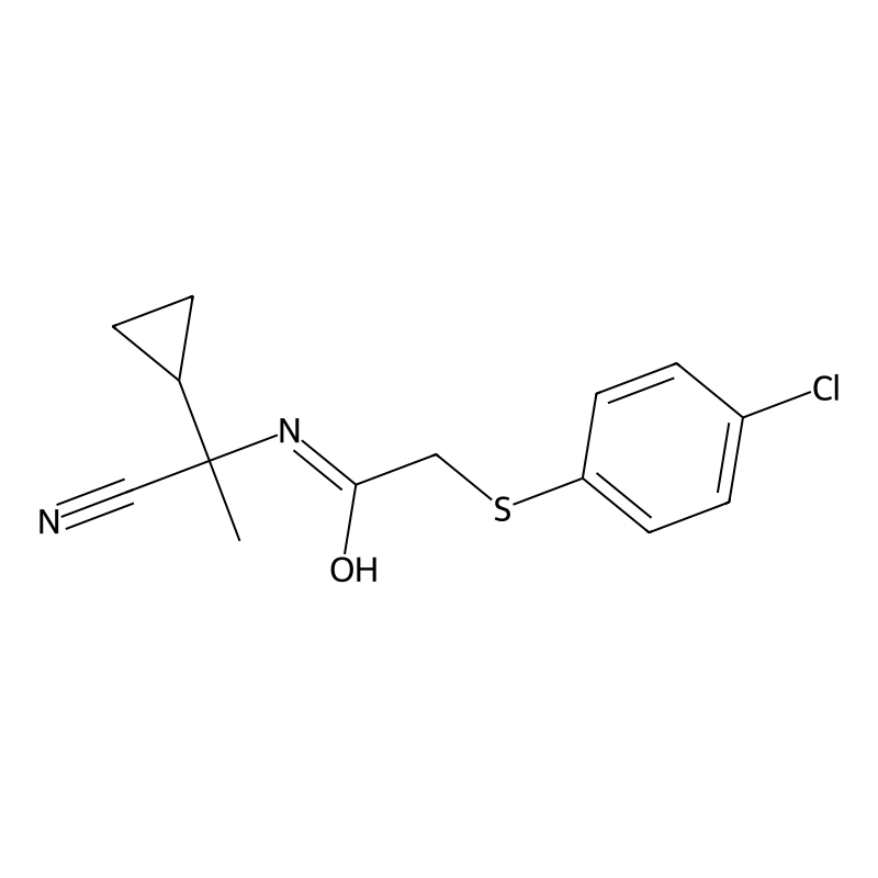 Buy 2-[(4-chlorophenyl)sulfanyl]-N-(1-cyano-1-cyclopropylethyl ...