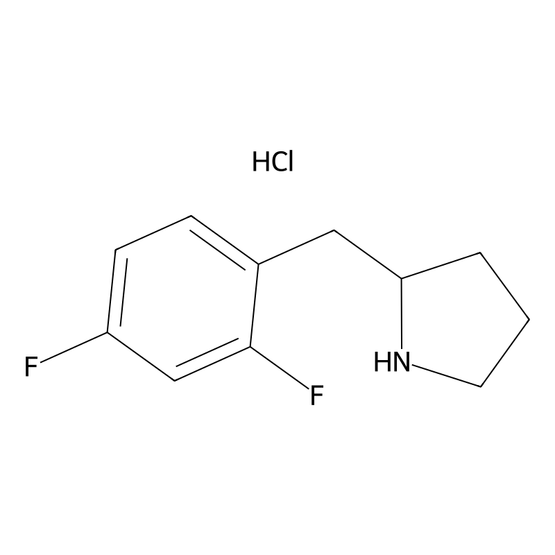 Buy 2-[(2,4-Difluorophenyl)methyl]pyrrolidine hydrochloride | 2171802-24-5