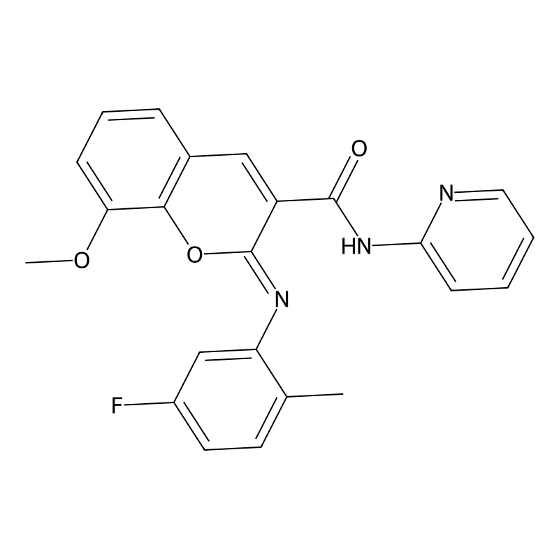 Buy (2Z)-2-[(5-fluoro-2-methylphenyl)imino]-8-methoxy-N-(pyridin-2-yl ...
