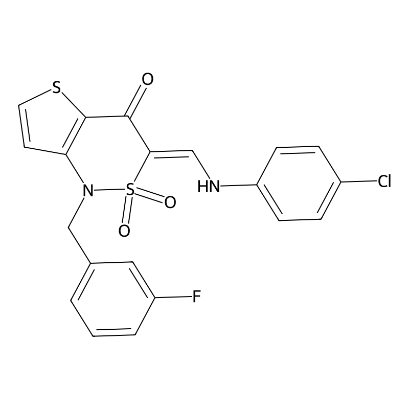 Buy (3Z)-3-{[(4-chlorophenyl)amino]methylene}-1-(3-fluorobenzyl)-1H ...