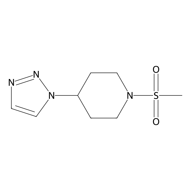 Buy 1-methanesulfonyl-4-(1H-1,2,3-triazol-1-yl)piperidine | 1795190-41-8