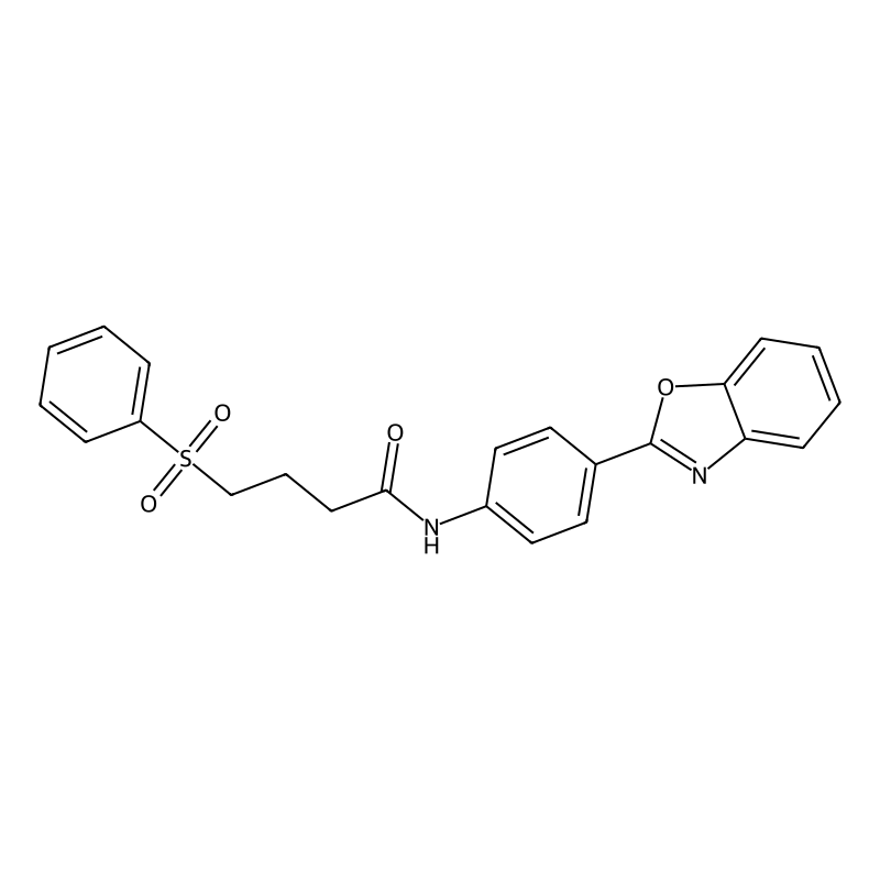 Buy N-(4-(benzo[d]oxazol-2-yl)phenyl)-4-(phenylsulfonyl)butanamide ...