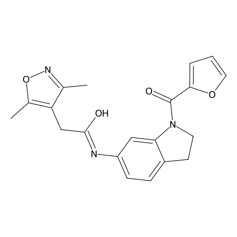 Buy 2-(3,5-dimethylisoxazol-4-yl)-N-(1-(furan-2-carbonyl)indolin-6-yl ...