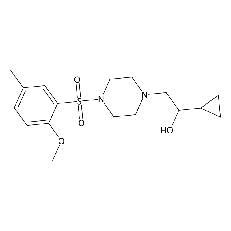Buy 1-Cyclopropyl-2-(4-((2-methoxy-5-methylphenyl)sulfonyl)piperazin-1 ...