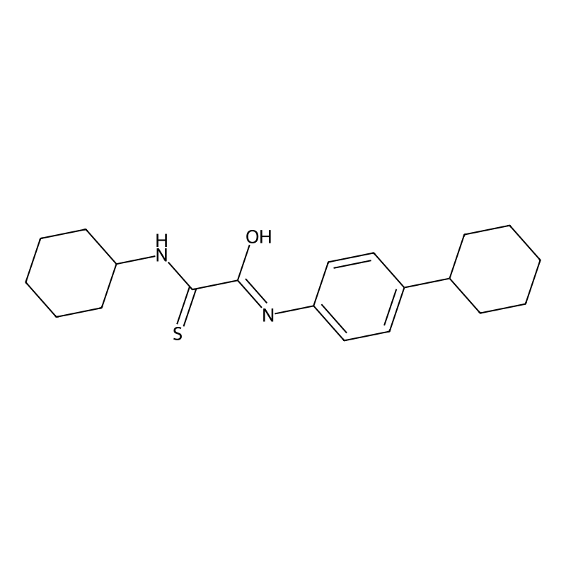 Buy 2-(cyclohexylamino)-N-(4-cyclohexylphenyl)-2-thioxoacetamide ...
