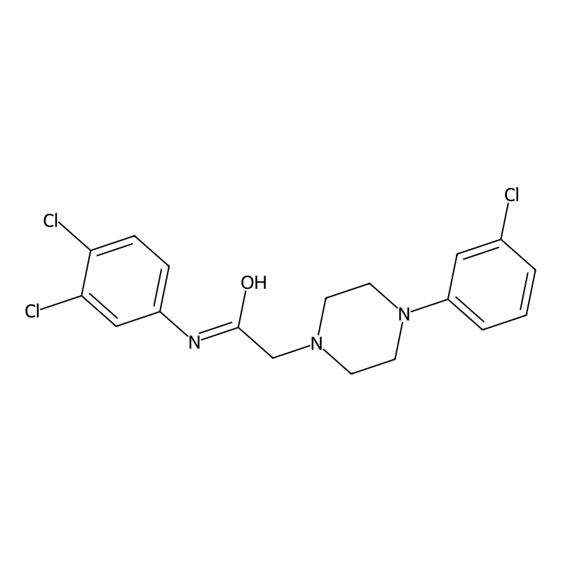 Buy 2-[4-(3-chlorophenyl)piperazin-1-yl]-N-(3,4-dichlorophenyl)acetamide | 329079-92-7