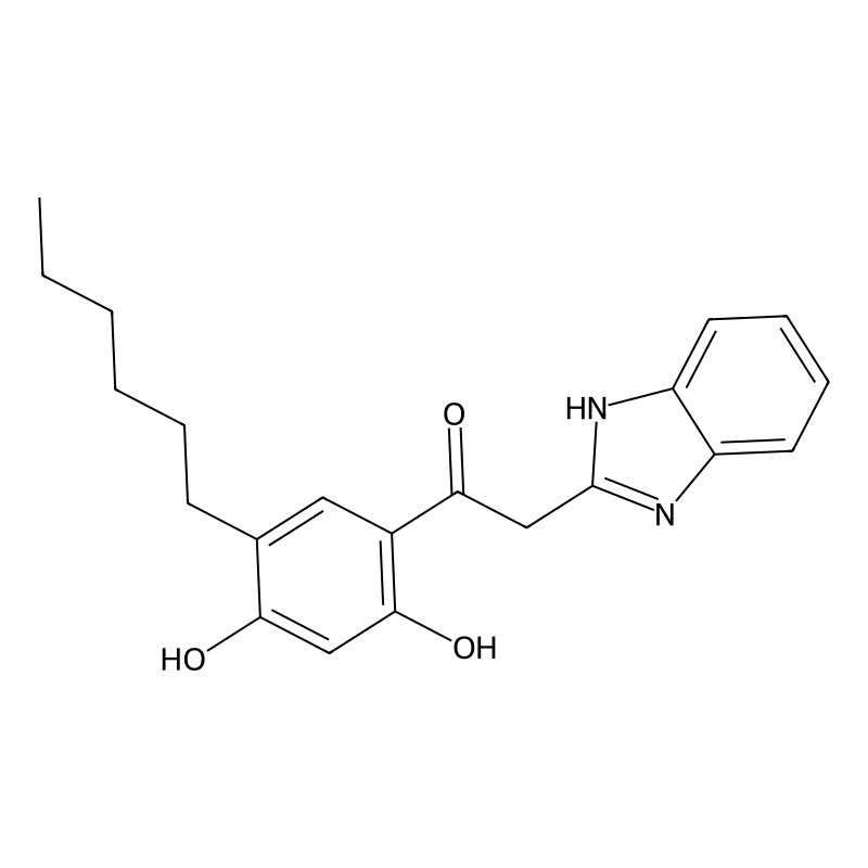 Buy 2-(1H-1,3-benzodiazol-2-yl)-1-(5-hexyl-2,4-dihydroxyphenyl)ethan-1 ...