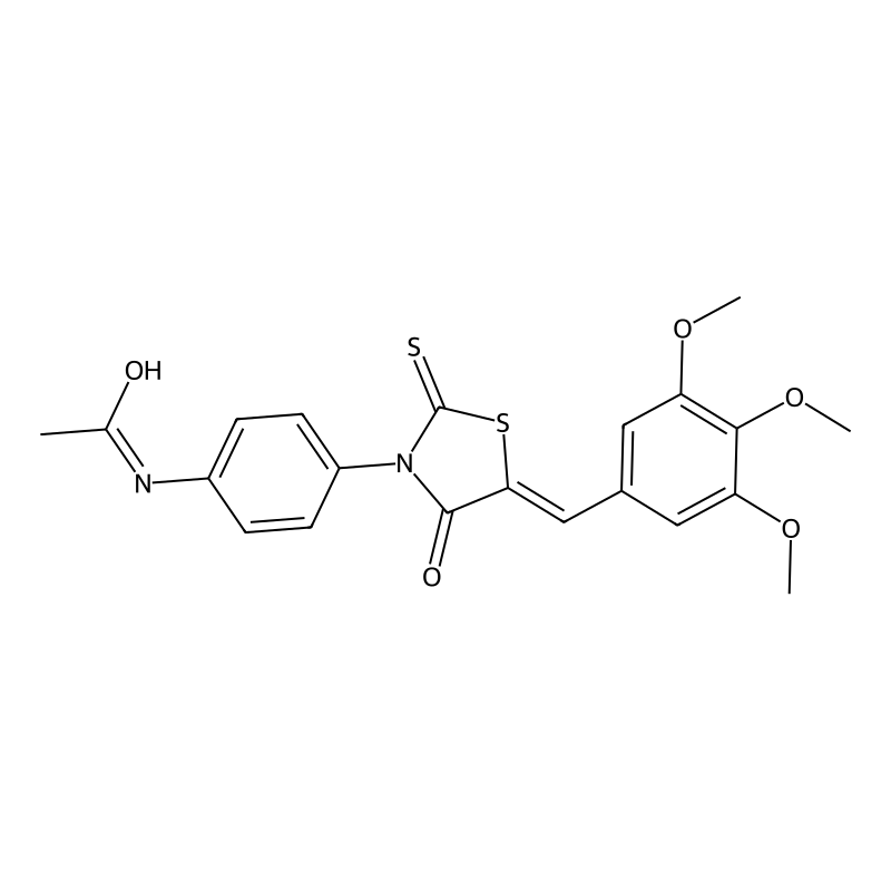Buy (Z)-N-(4-(4-oxo-2-thioxo-5-(3,4,5-trimethoxybenzylidene)thiazolidin-3-yl)phenyl)acetamide ...