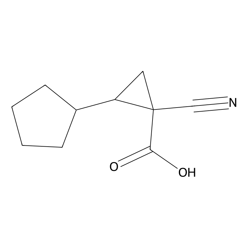 Buy 1-Cyano-2-cyclopentylcyclopropane-1-carboxylic acid | 1801868-11-0