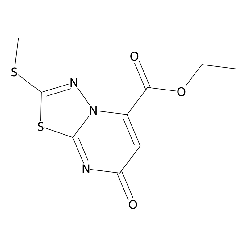 Buy ethyl 2-(methylsulfanyl)-7-oxo-7H-[1,3,4]thiadiazolo[3,2-a]pyrimidine-5-carboxylate | 924858 ...