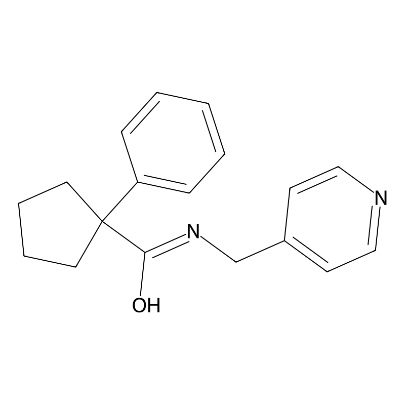Buy 1-phenyl-N-(pyridin-4-ylmethyl)cyclopentane-1-carboxamide | 933201-67-3