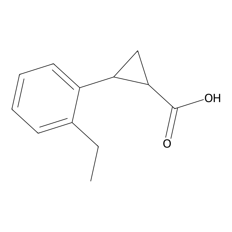 Buy 2-(2-Ethylphenyl)cyclopropane-1-carboxylic acid | 1251271-95-0